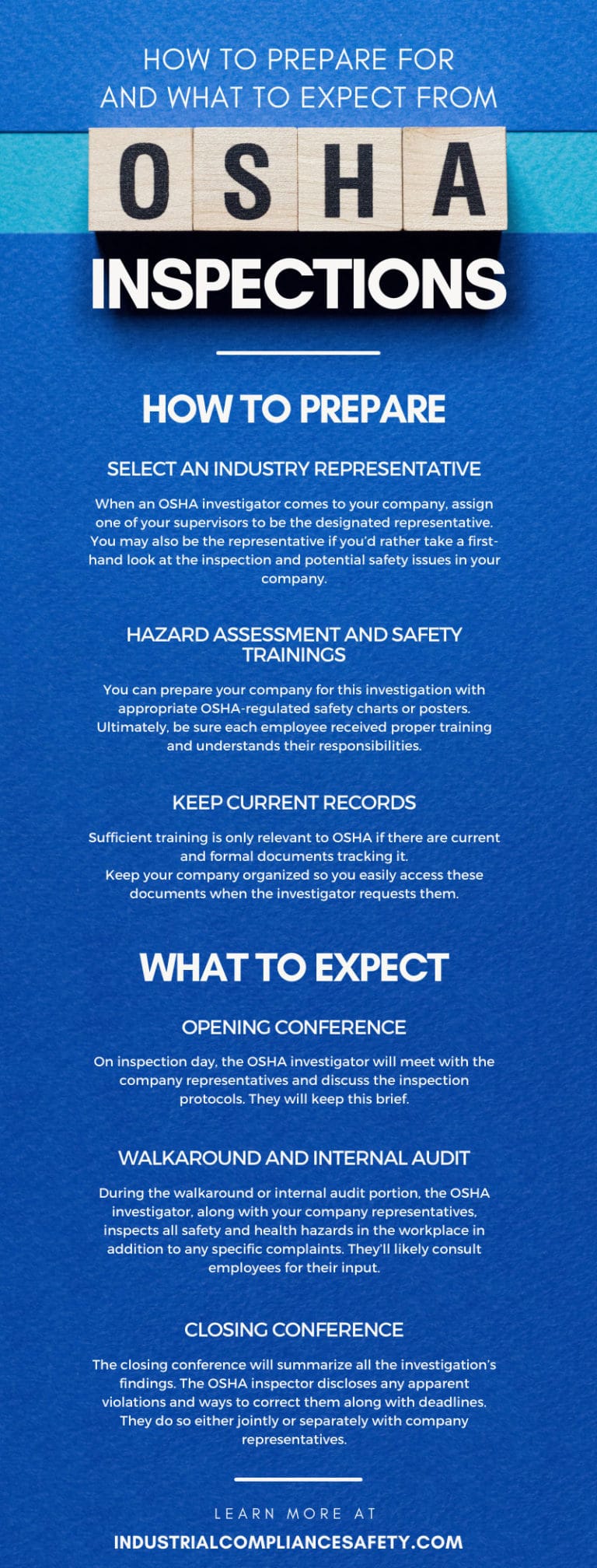 How To Prepare for and What To Expect From OSHA Inspections
